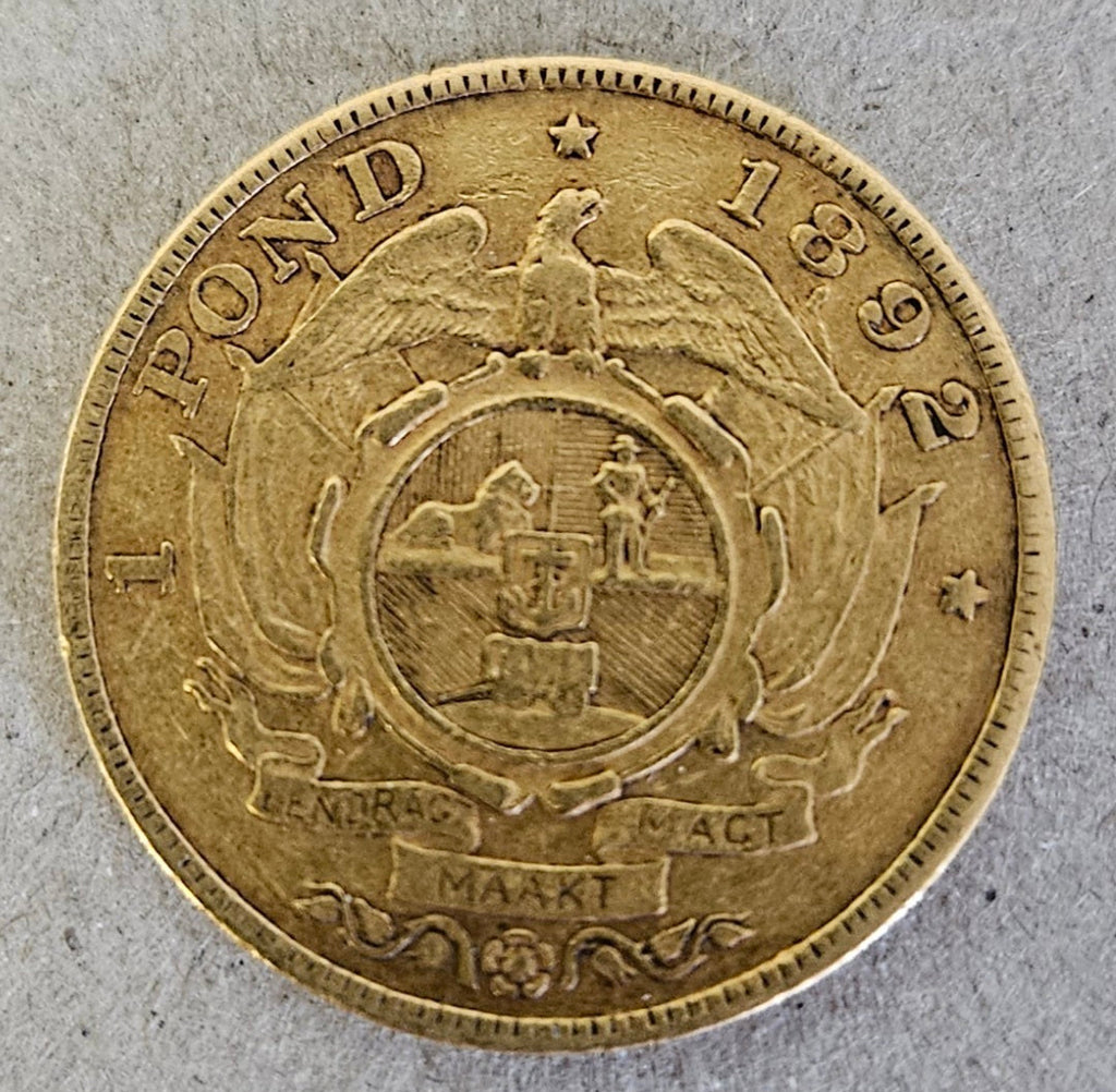 ZAR 1892 GOLD POND SINGLE SHAFT (2) – Eastgate Coins