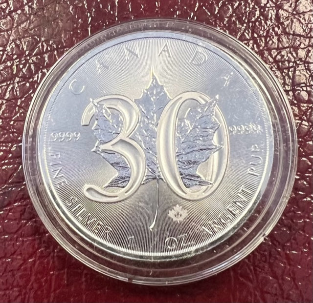 CANADA 2018 "30" ONE OUNCE SILVER PROOF – Eastgate Coins