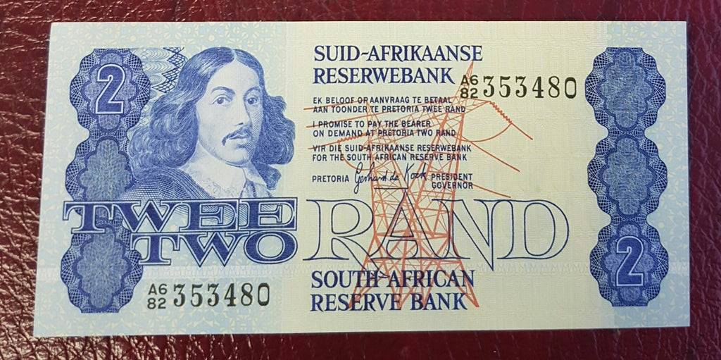 TWO RAND 1983 2nd ISSUE - GPC de KOCK – Eastgate Coins