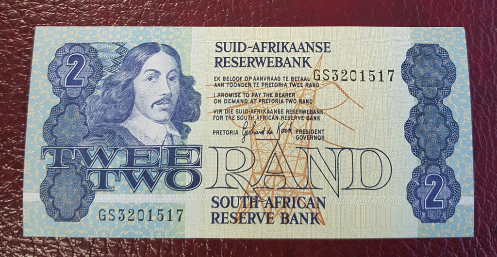 TWO RAND 1989 3rd ISSUE - GPC de KOCK – Eastgate Coins